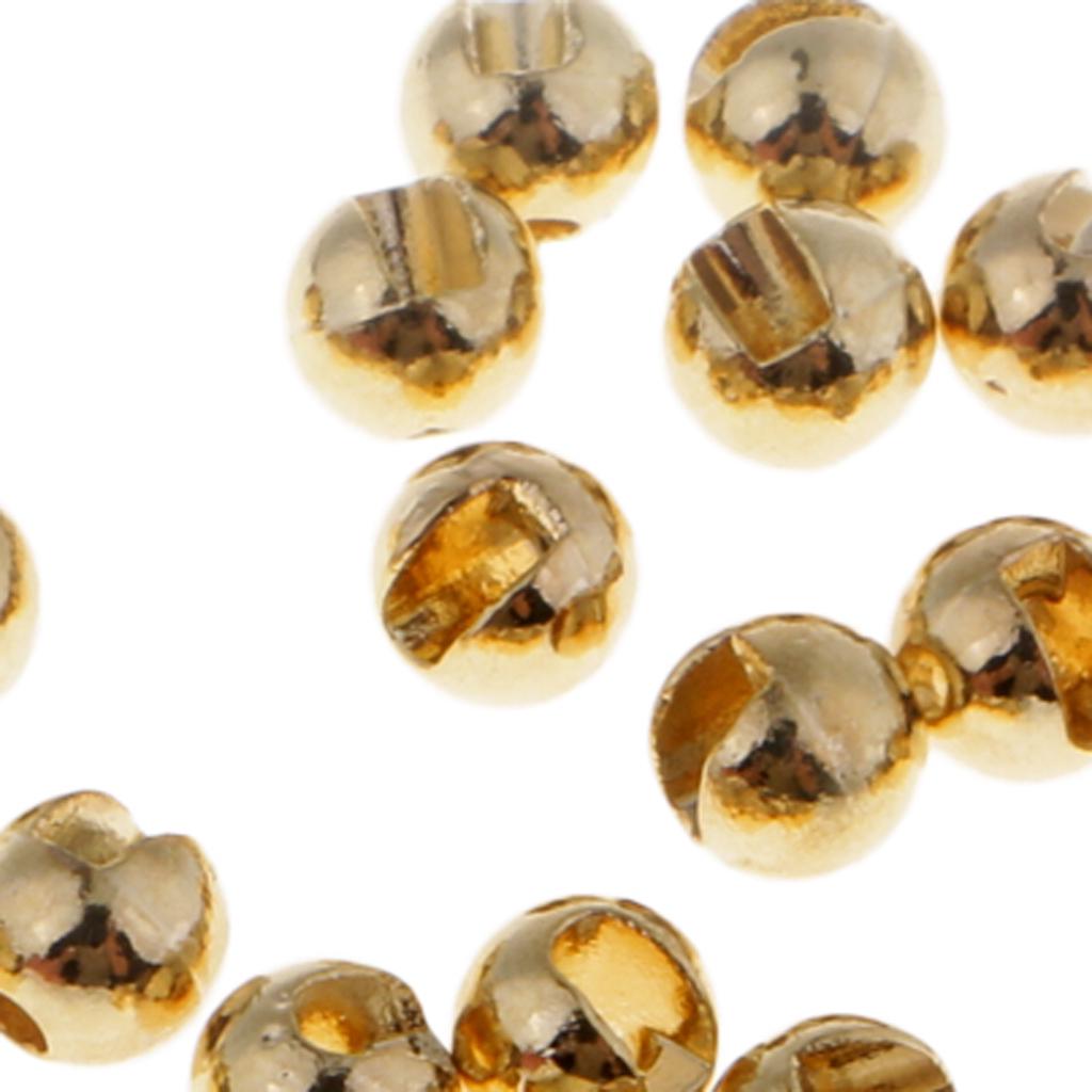 Buy 25pcs Slotted Tungsten Fly Tying Beads Fast Sinking Nymph Head at ...