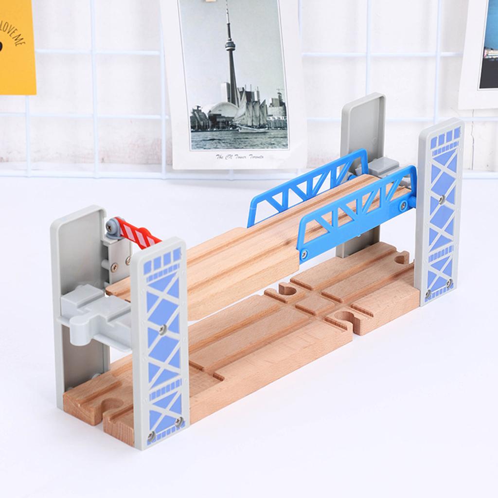 Buy Wooden Train Track Bridge Fun Early Educational Toy for Kids at ...