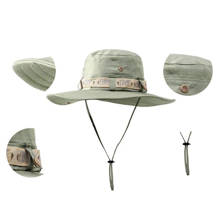 Buy Zao Ren Jduhf Green Summer Can Fold Uv - Proof Fisherman Hat Big ...