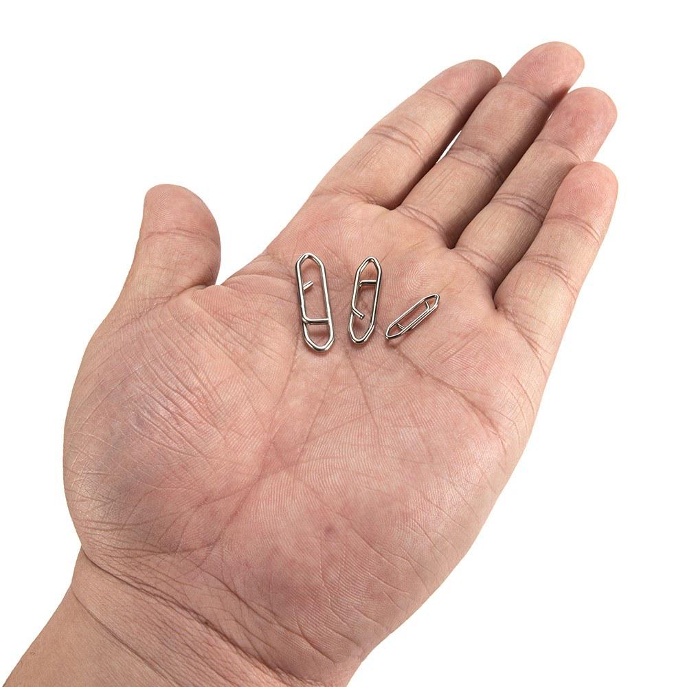 Buy 100pcs Fishing Power Clips Stainless Steel Fishing Fast Snap ...