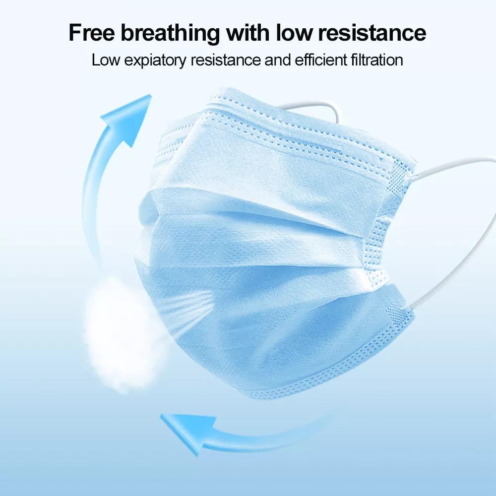 Buy 10-500pcs Disposable Mouth Face Dust Proof Anti-dust Anti-Pollution ...