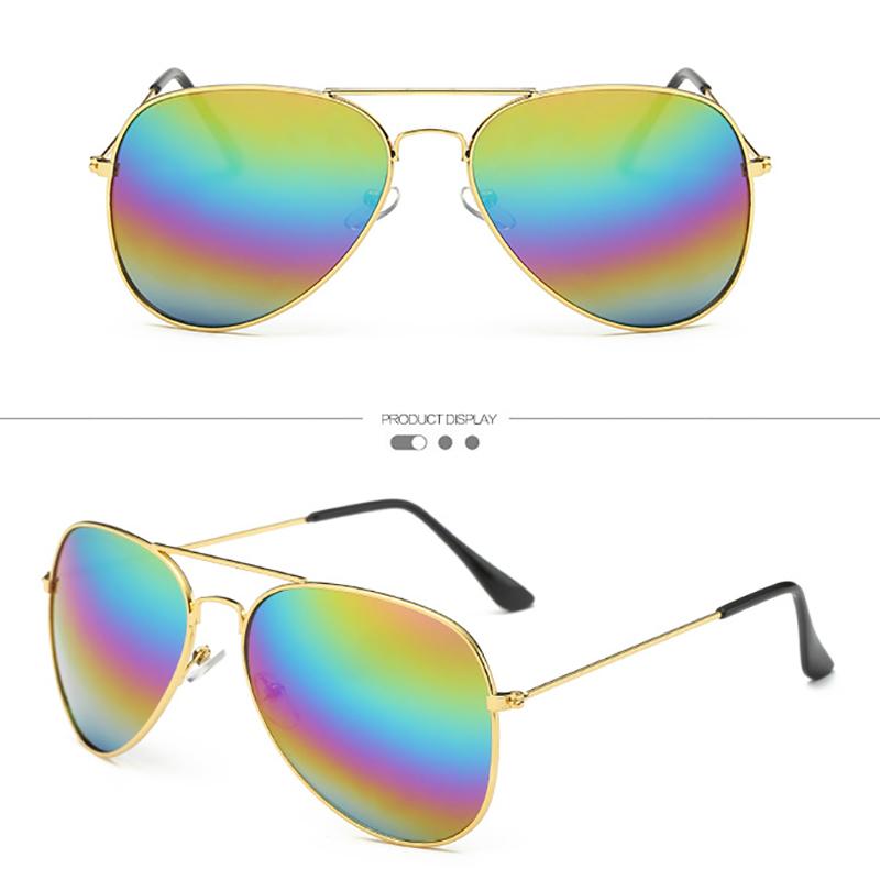 Buy Unisex Polarized Sunglasses Anti-UV Glasses Reflective Color Film ...