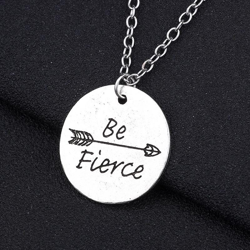 Buy Jewelry Fashion Three Musketeers Wild Free Necklace Fashion Letters ...