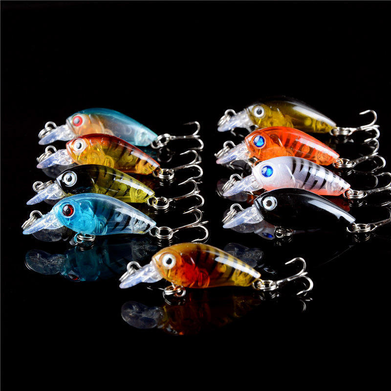 Buy 1/5/9 PCS Crankbaits Set Mixed Colors Fishing Lures Minnow Baits ...
