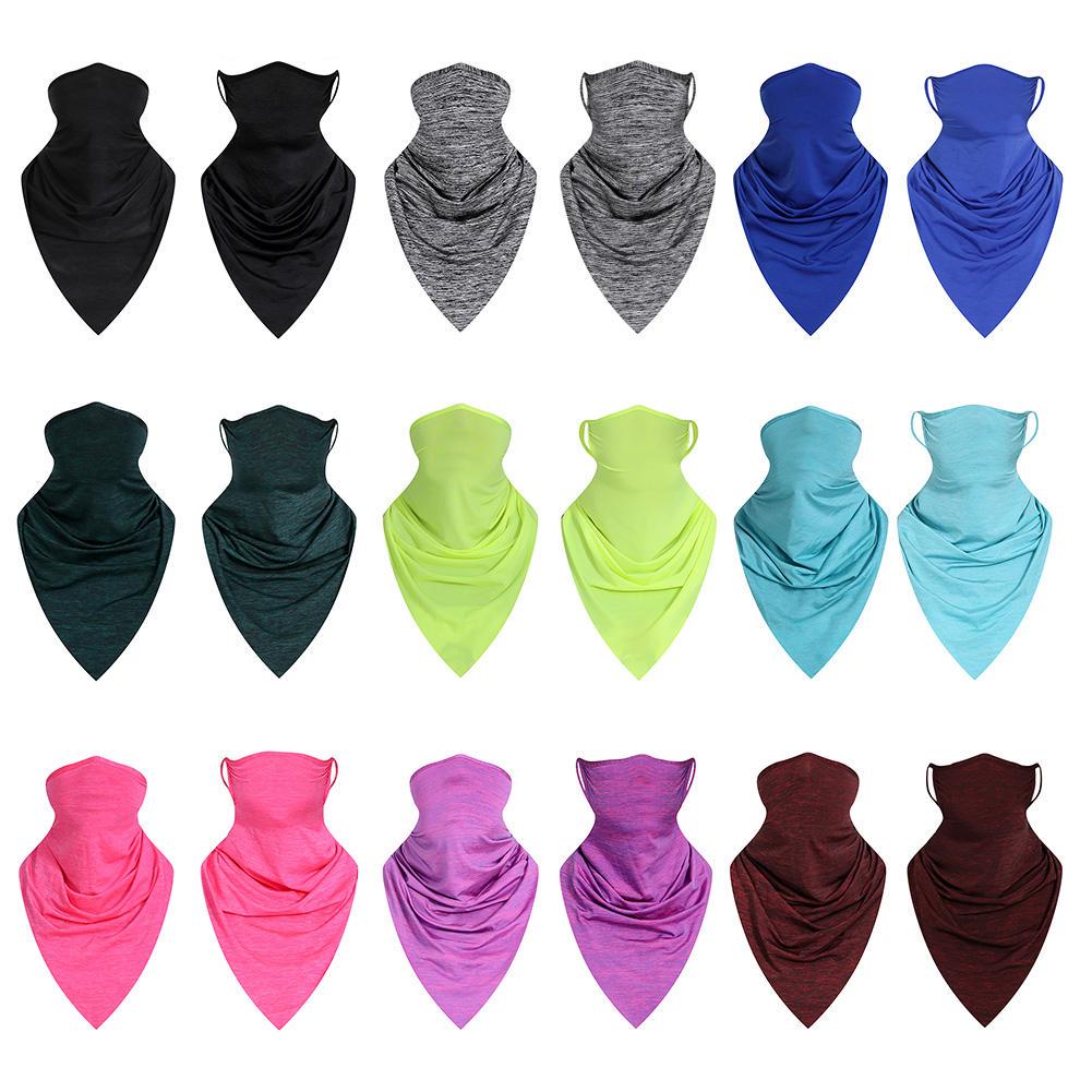 Buy Summer Outdoor Cycling Triangle Bandana Breathable Neck Scarf Face ...