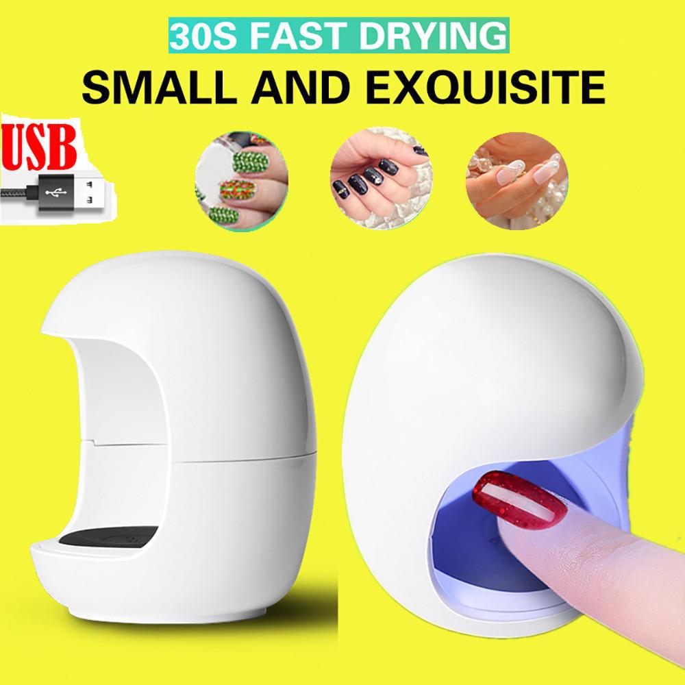 Buy UV Nail Dryer Machine Nails Gel Curing Lamp Light Mini USB Gifts at ...