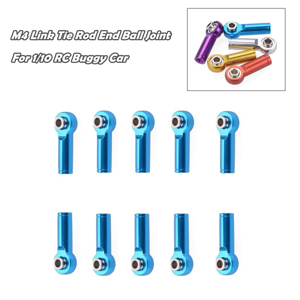 Buy 10PCS Alloy M4 Link Tie Rod End Ball Joint For 1/10 TRX-4 SCX10 RC Buggy Car at affordable ...