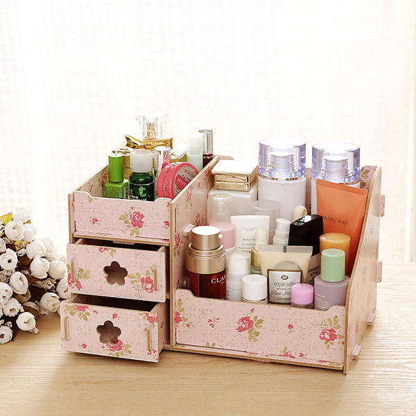 Buy Korean DIY Cosmetics Storage Box Multifunction Storage Rack ...