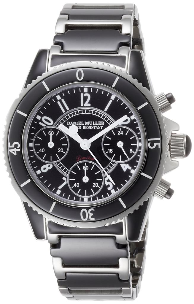 Buy [Daniel Muller] DANIEL MULLER Watch Stainless Steel & Black Ceramic ...