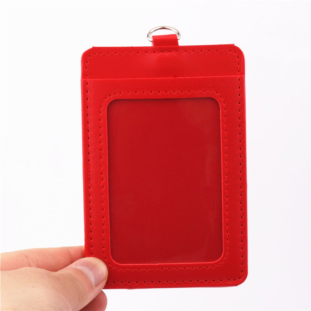 Buy Double Side Credit Card Badge Cover Key Ring Card Clips Card Case ...