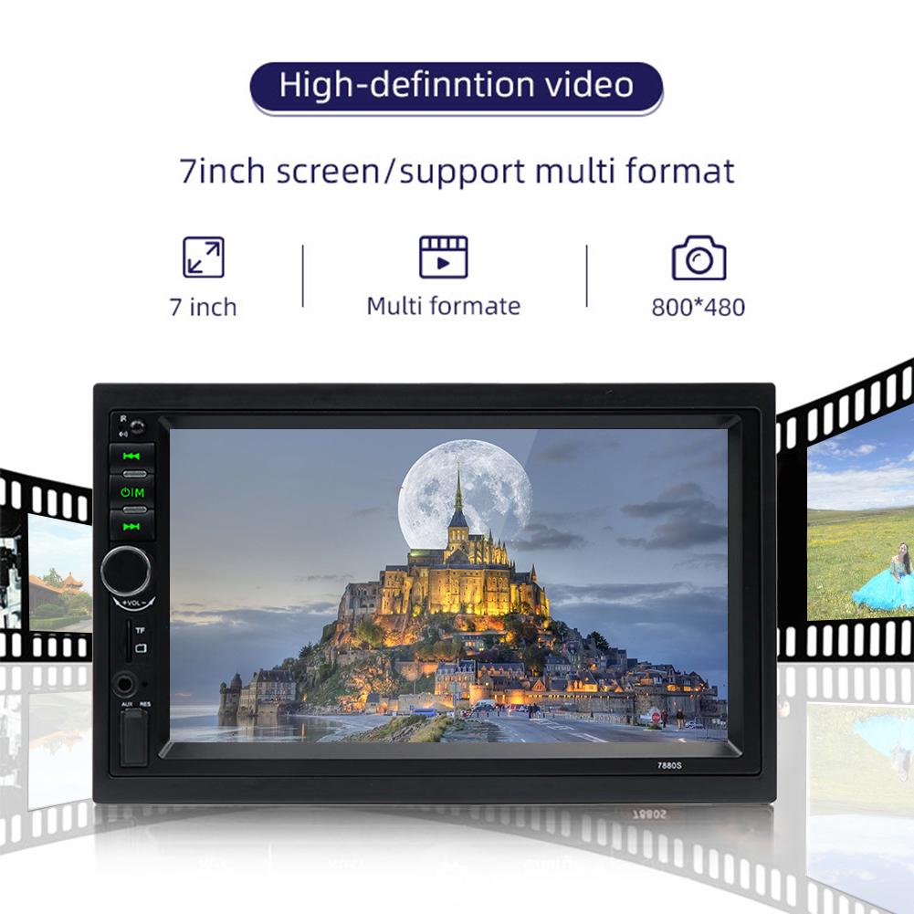 Buy 7880S Double 2 DIN Car Radio Multimedia Player Bluetooth AUX USB ...