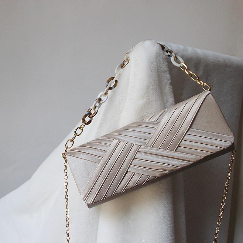 New Fashion Purse Women Solid Luxury Champagne Vintage Evening Bags ...