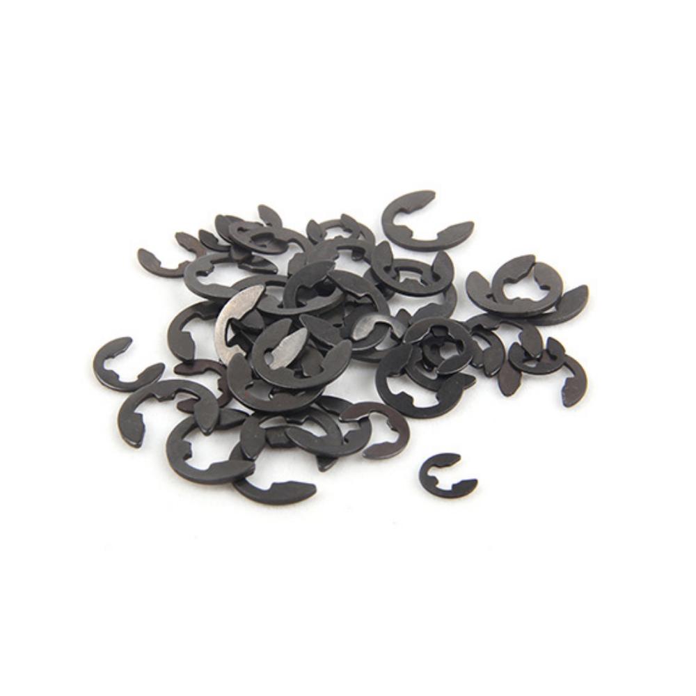 Buy 100pcs Open Split Washer M1.5-M10 E-type Circlip Buckle Carbon ...