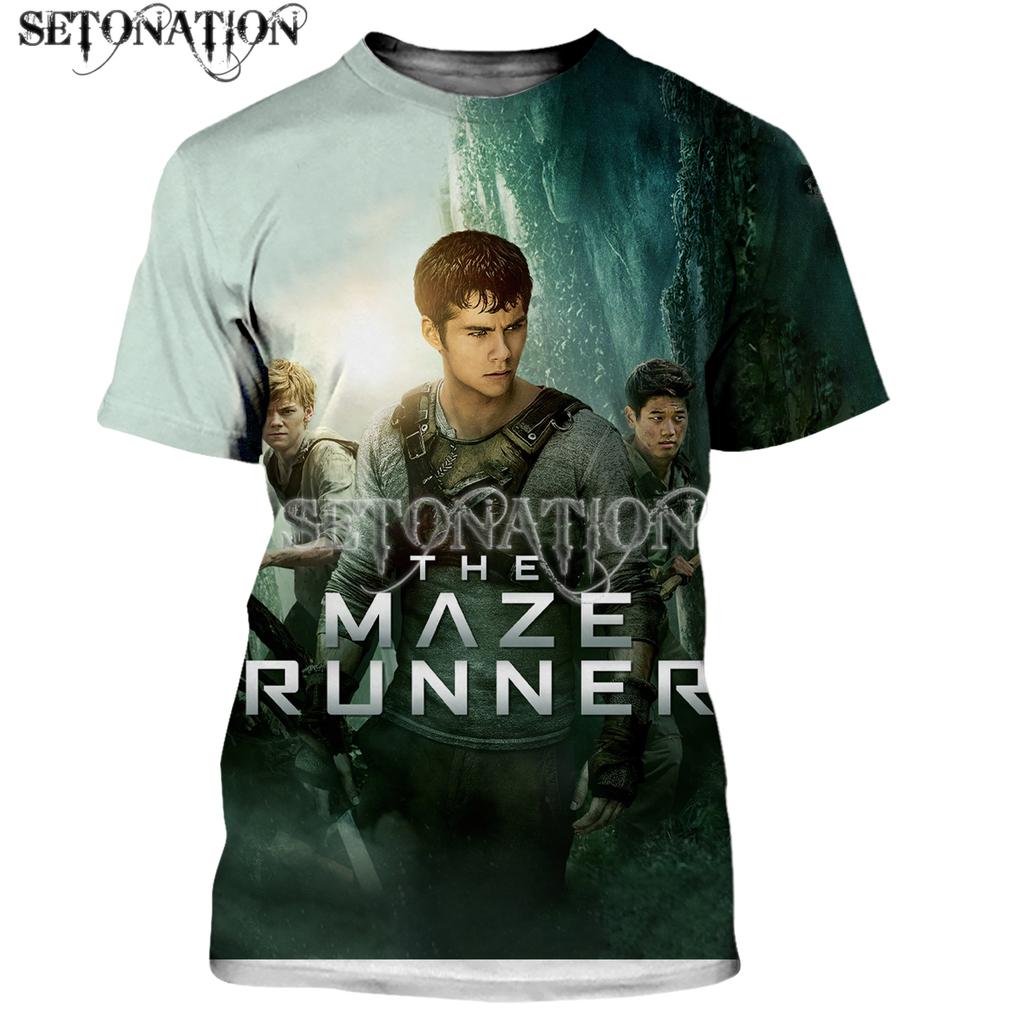 Buy The Maze Runner menNew Fashion Cool 3d Printed T -Shirts Casual ...