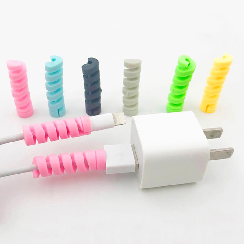 Lightning USB Charger Cable Cord For Apple iPhone 8 X Saver Cover ...