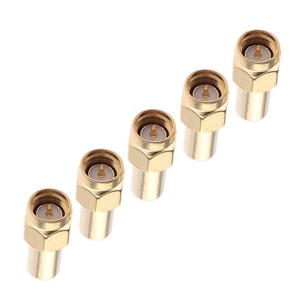 Buy 5Pieces SMA Male RF Coaxial Terminal Cap Dummy Load 2W 3GHz Plated ...