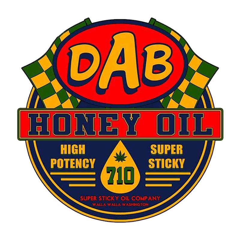 13cm x 12.7cm for Honey Oil DAB Windows Waterproof Personality VAN ...