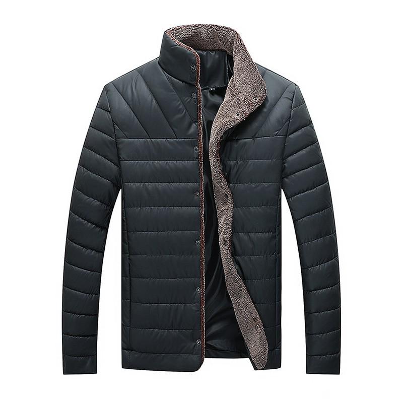 Buy Men's New Fashion Warm Jacket Winter Thick Down Jacket Outdoor Warm ...