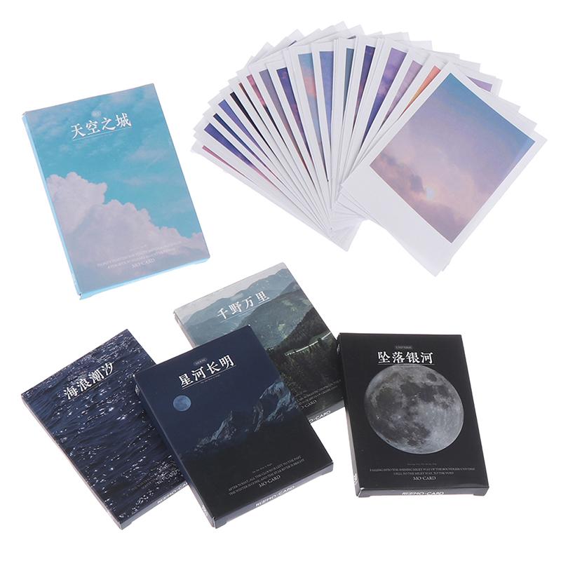 Buy 30Pcs Romantic Scenery Clouds Oceans Sticker DIY Journal ...