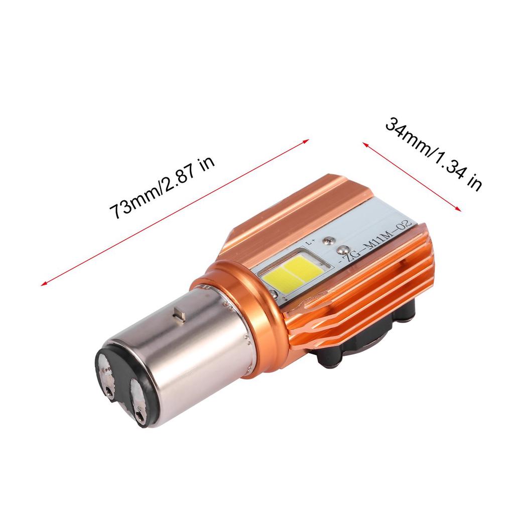 Buy RTD M11M-S2 35W Motorcycle High & Low Beam LED Headlight with Built ...