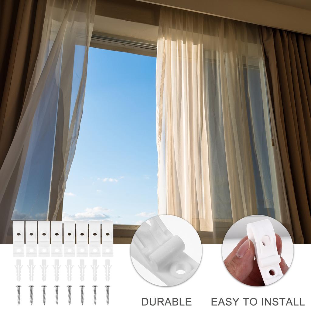 Buy TraumereiPractical Plastic Roman Roller P-Shaped Clips Blinds ...
