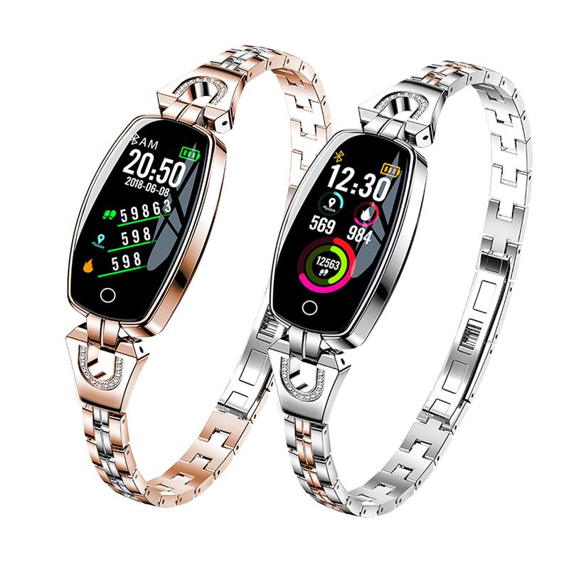 Buy Women Smart Watch H8 Waterproof Bluetooth For Android IOS Fitness ...