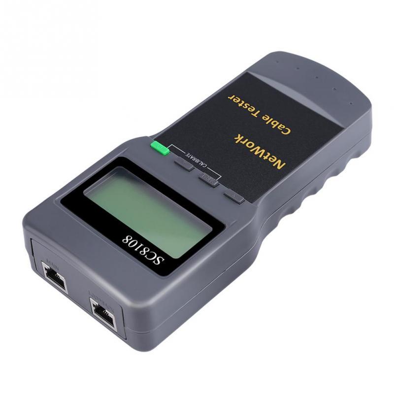 Buy CAT5 RJ45 Network Cable Tester SC8108 Breakpoint Finder Length Test ...