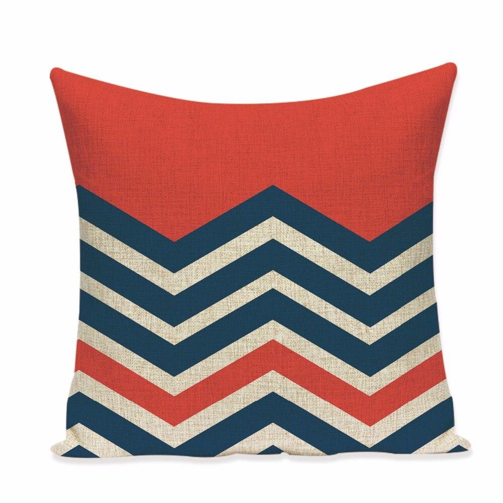 Koupit Wave grid pillow geometric cover outdoor cushions High Quality ...