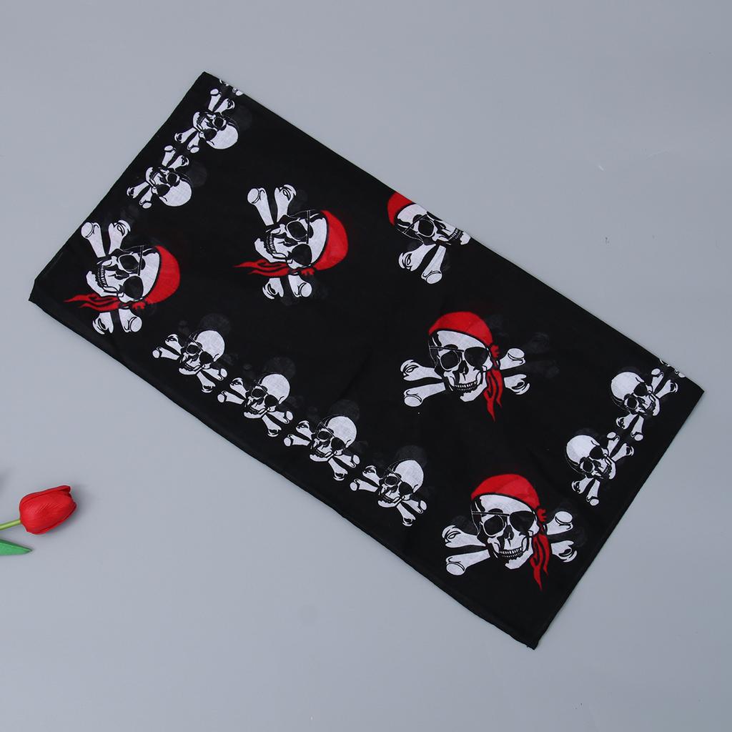 Buy 6pcs Handkerchief Durable Comfortable Pirate Cotton Headcloth ...
