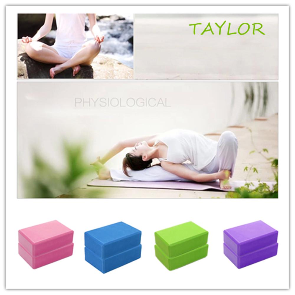 Buy Exercise Fitness Yoga Blocks Foam Bolster Pillow Cushion EVA Gym ...