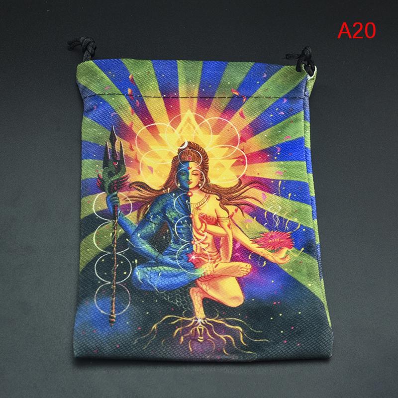 Buy 13X18Cm Beautiful Pattern Tarot Card Storage Bag Figure Witch ...