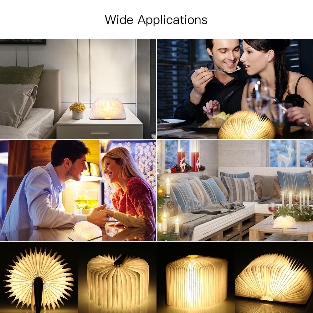 Buy 5V 2W 8 LED Mini Folding Foldable Book Light USB Powered Operated ...