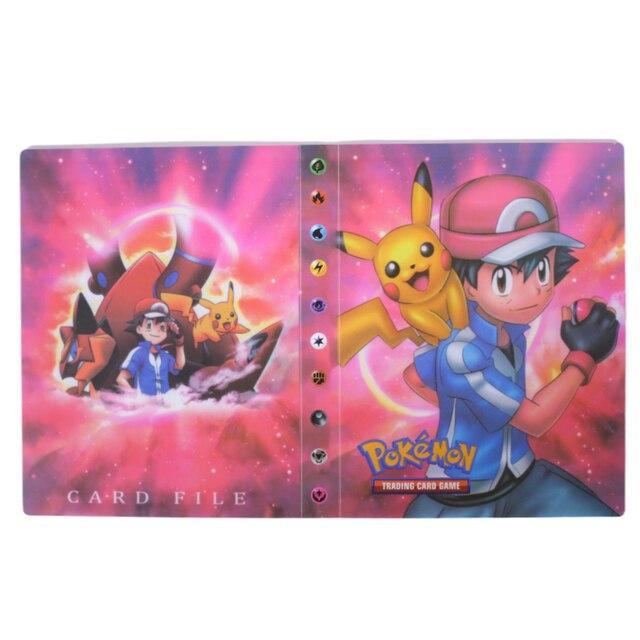 Buy 240 Pcs Holder Album Pokemon Map Toy Collections Pokemon Cards ...