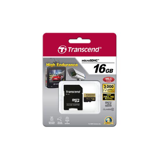 Buy Transcend Black Box MicroSDHC Class10 MLC Memory Card TS16GUSDHC10V ...