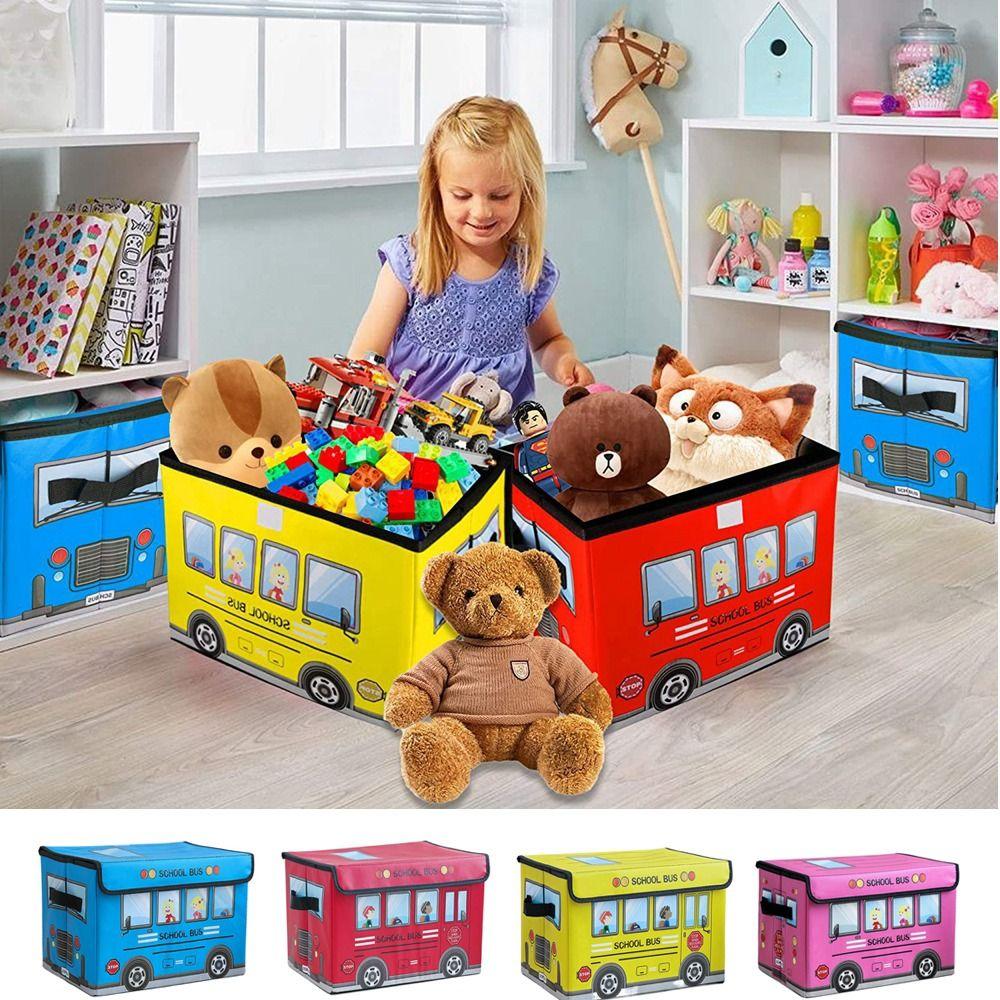 Buy Non-Woven Collapsible Storage Trunk Foldable Car Pattern Toy ...
