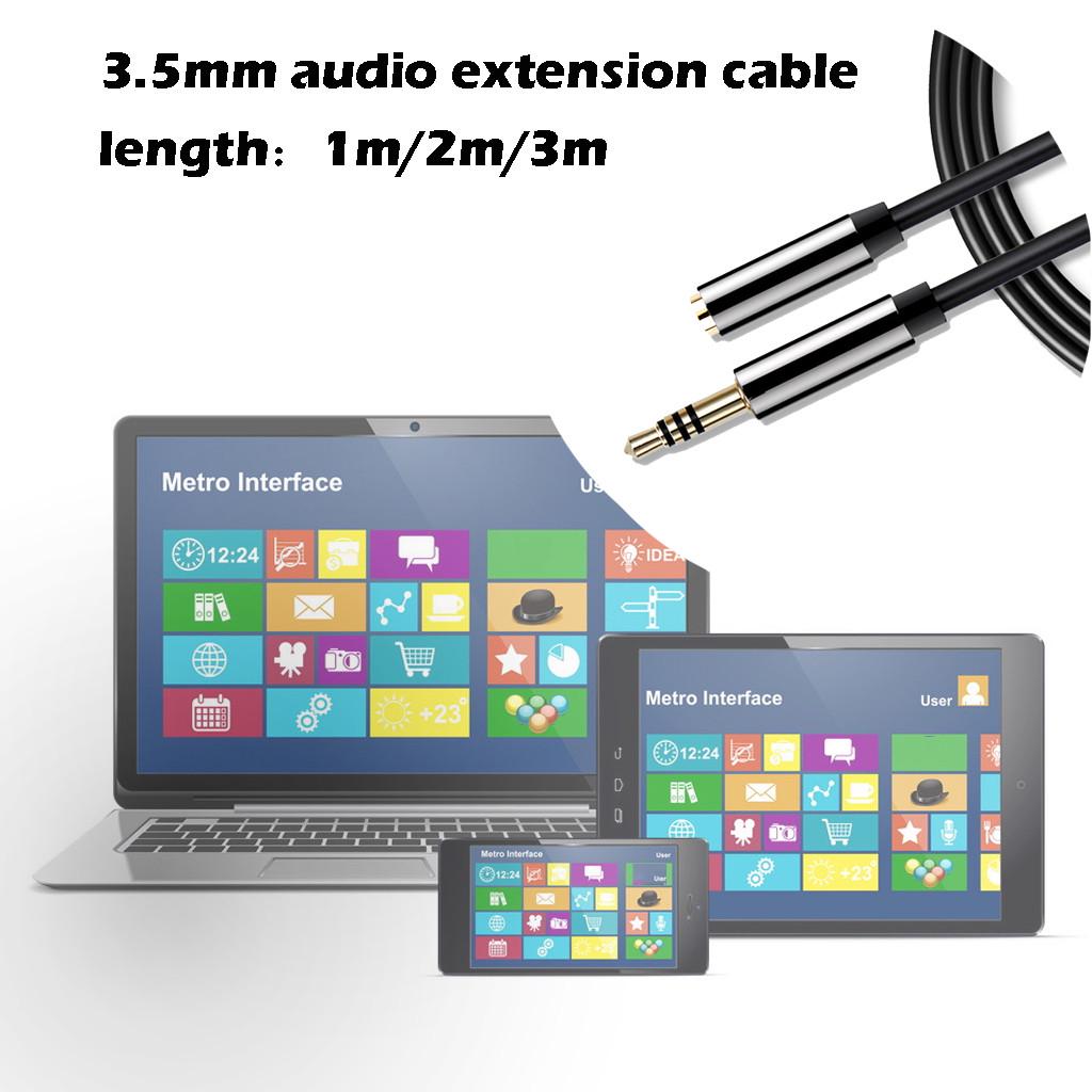 Buy ON Audio Auxiliary Stereo Extension Audio Cable 3.5mm Stereo Jack ...