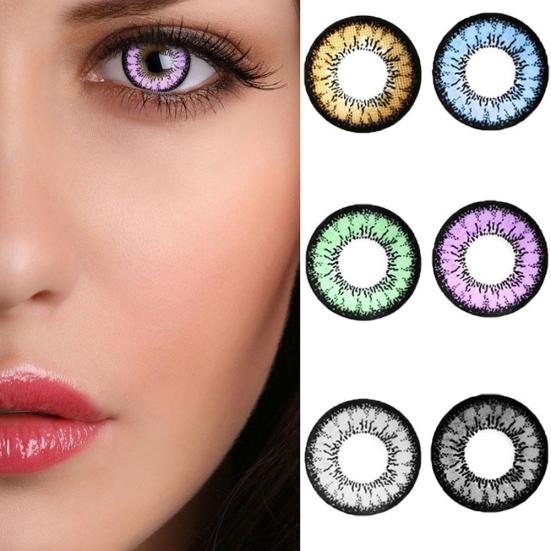 Buy A Colorful Contact Lens For Women Beauty Beauty Charming Eye Makeup ...