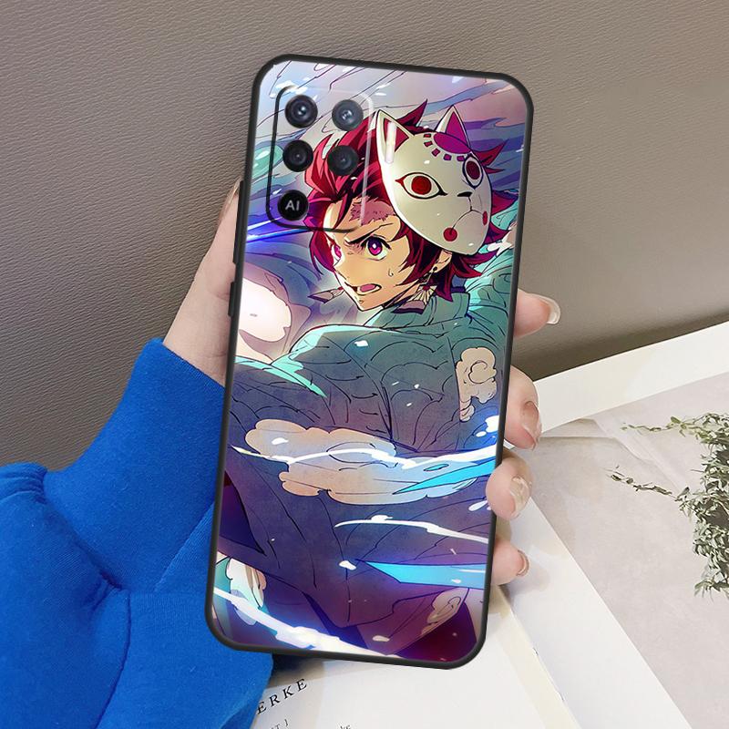 Köp Anime Demon Slayer Tanjiro Phone Case For OPPO A54 A74 A94 A53S A1K ...