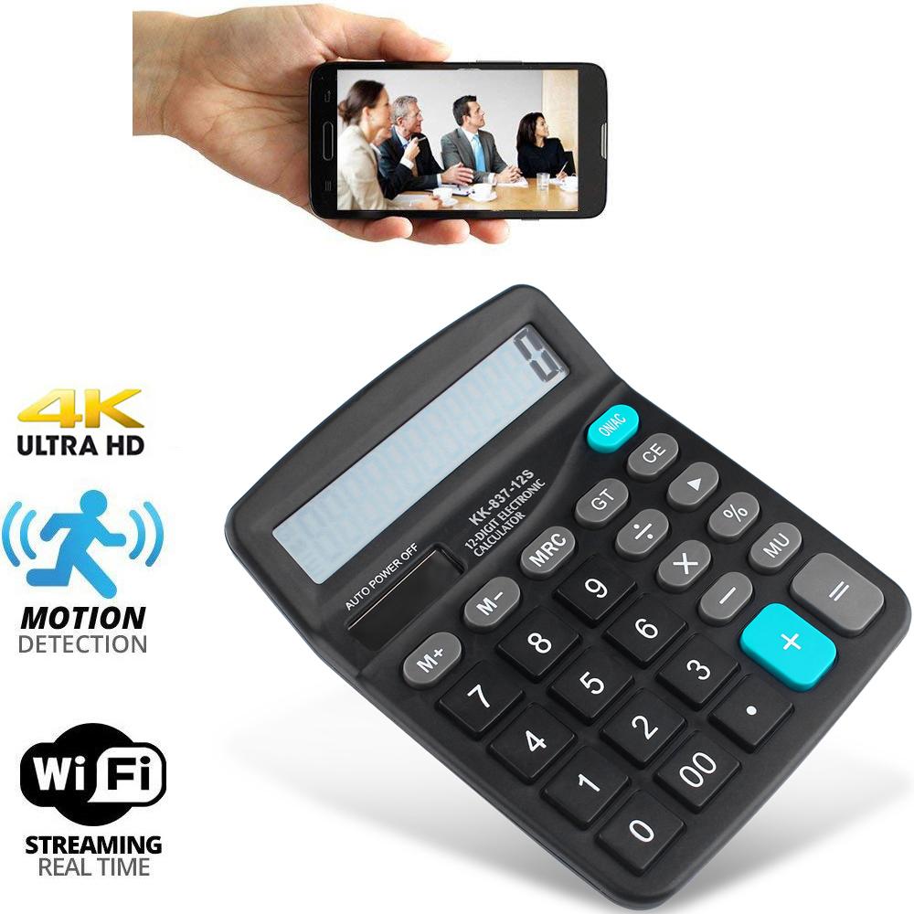 Buy Office Security HD 1080P WiFi Mini Portable Hidden Calculator ...