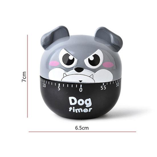 Buy Cartoon TimeS Management Wind Up 60 Minutes Dog Timer Kitchen Timer ...