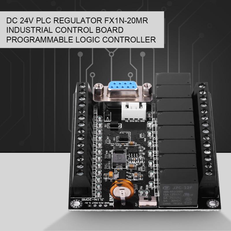 Buy DC 24V PLC Regulator FX1N-20MR Industrial Control Board Programmable Logic Controller at ...