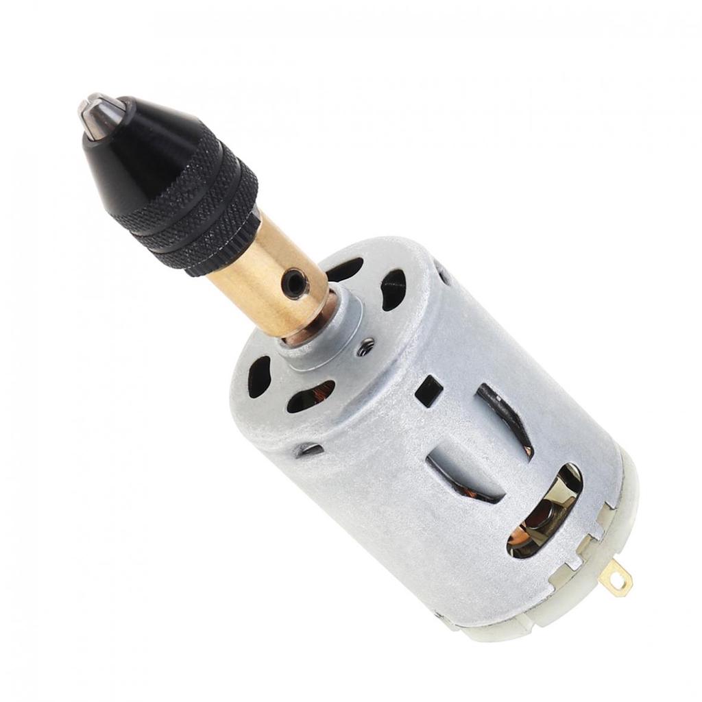 Buy DC 12-24V Mini 385 Motor Hand Drill with Wrench for PCB Wood ...