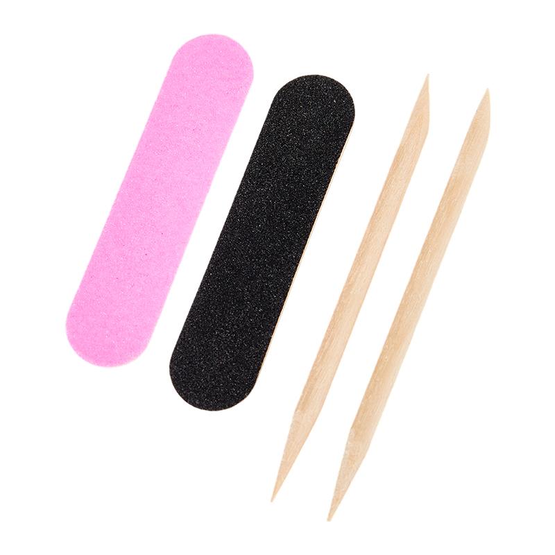 Buy 50Pcs/Set Nail Cleaning Care Kit Disposable Mini Nail File Sticks ...