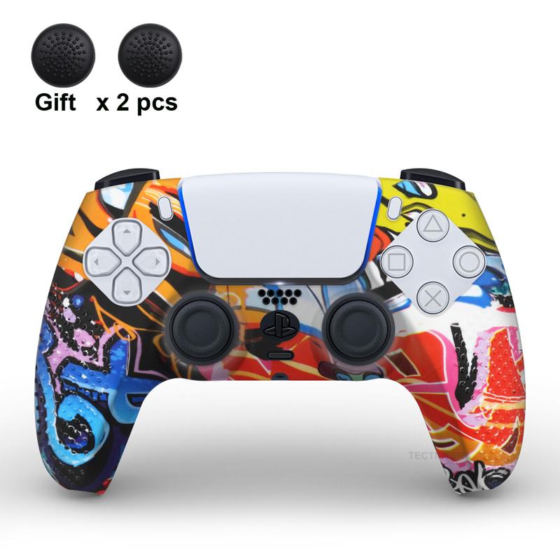 Buy Soft Silicone Cover For PS5 Controller Accessories Rubber ...