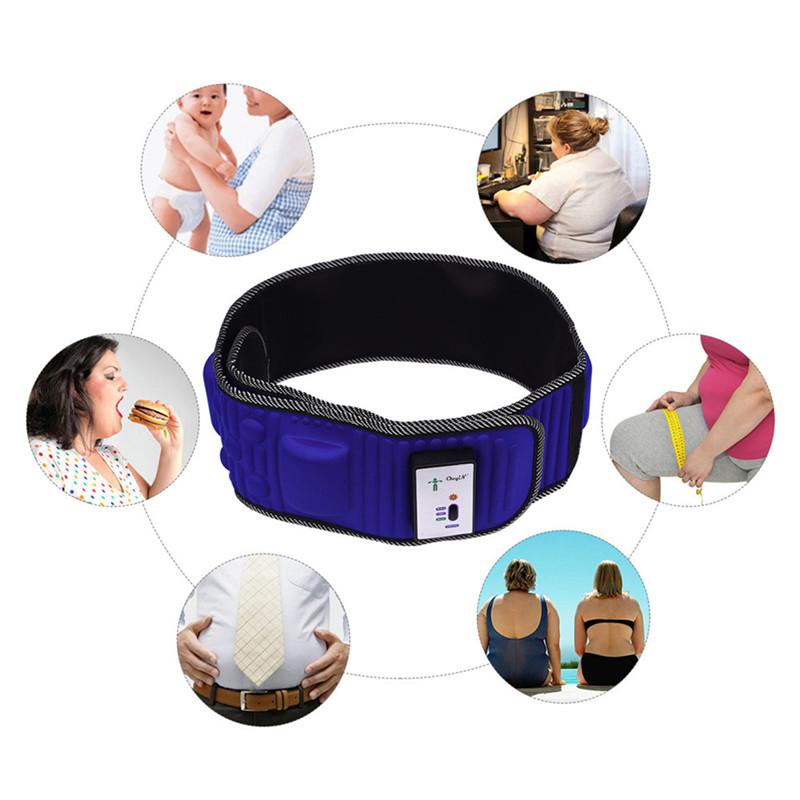 Buy Electric Slimming Massage Belt Vibration Massage Fat Burning Weight ...