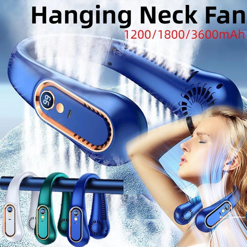 Satın alın Hanging Neck Fan Portable Electric Small Fan Rechargeable ...