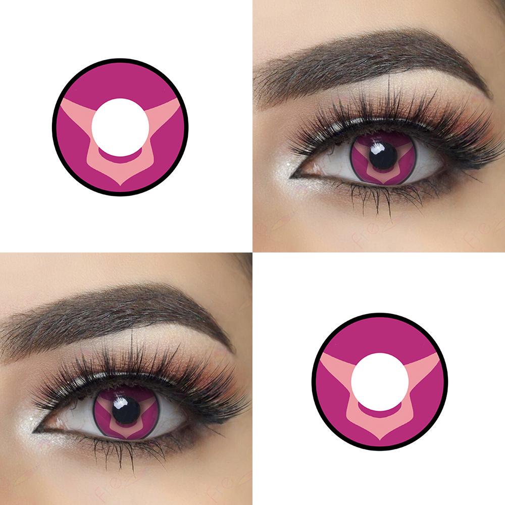 Buy 2pcs/pair Unique Colored Contact Lenses Halloween Contact Lenses at ...
