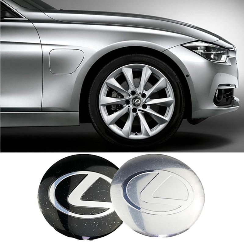 56mm 4pcs/set Car Wheel Hub Caps Stickers Tire Center Cover Decorative ...