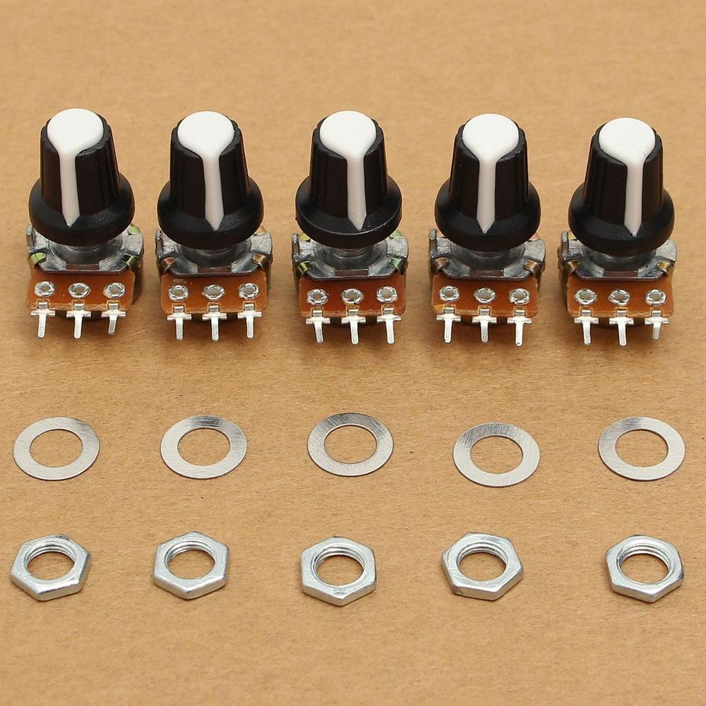 Linear Linear Taper Potentiometer Potentiometers 5 Adet 50 K OHM 3PIN 3 ...