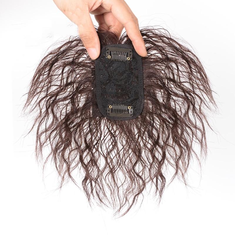 Topper Hairpiece Women Curly Corn Beard Natural Hair Clip Hair Topper ...